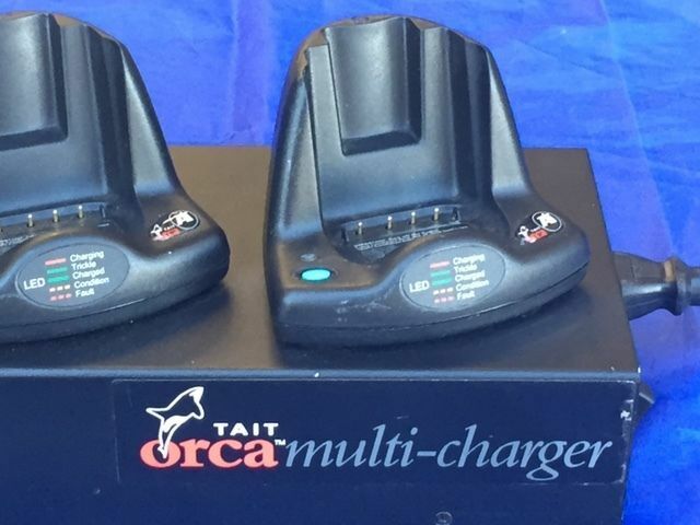 Tait TOPA-CH-300 Multi-charger 6-Way Orca 5000 Series Radio Battery ...