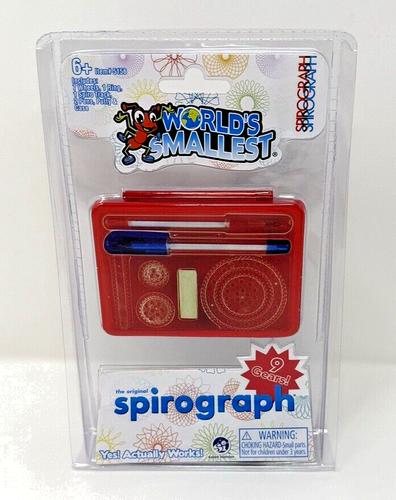World's Smallest SPIROGRAPH Art Toy Mini Travel Miniature NEW/Sealed ...