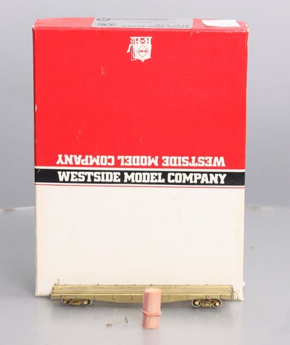 Westside Model Co. HOn3 BRASS D&RGW 6500 Series Flat Car EX/Box | eBay