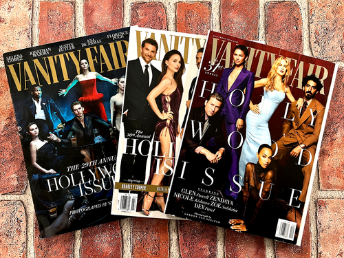 VANITY FAIR Magazines "THE 29th, 30TH & 31st ANNUAL HOLLYWOOD ISSUES ...
