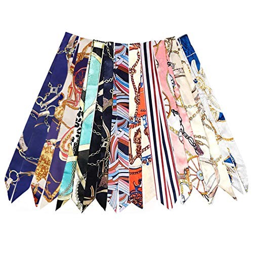 2/6/10Pack Scarf Bags for Women Handbag Scarfs Band Hair Navy Blue ...