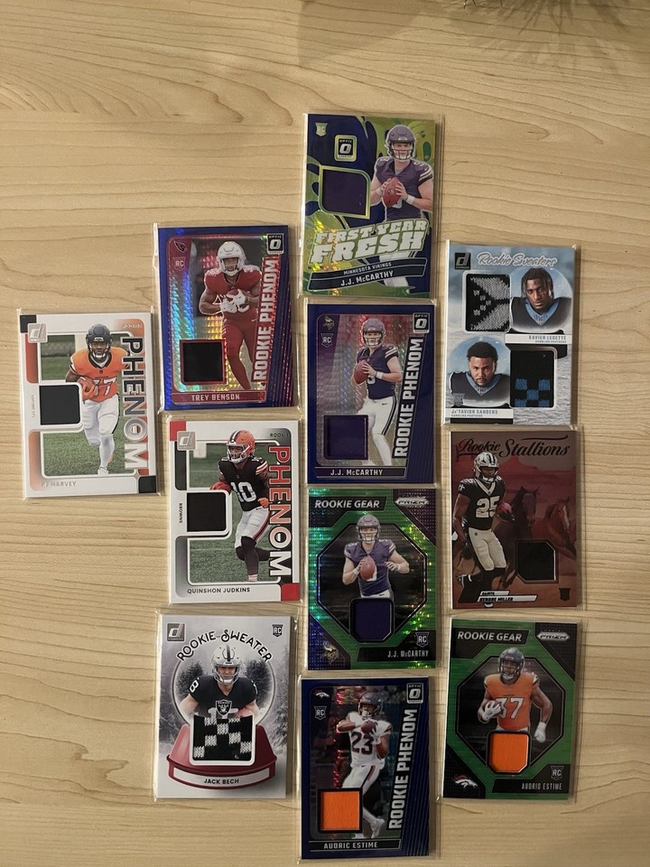 Huge Football Card Lot, Rookies, Shedeur, Dart, Patch, Silver | eBay