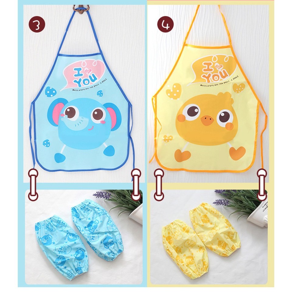 Kid Drawing Apron Sleeves Sets Beuatiful Drawing Apron Fine Arts Apron ...