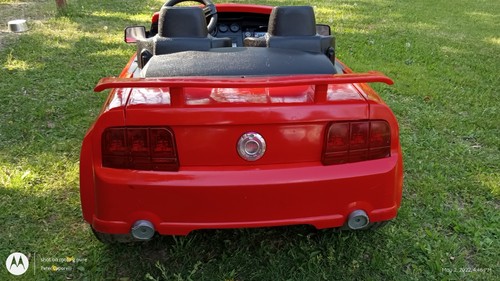 Power Wheels Red Mustang 12 Volt Kids Riding Car | eBay