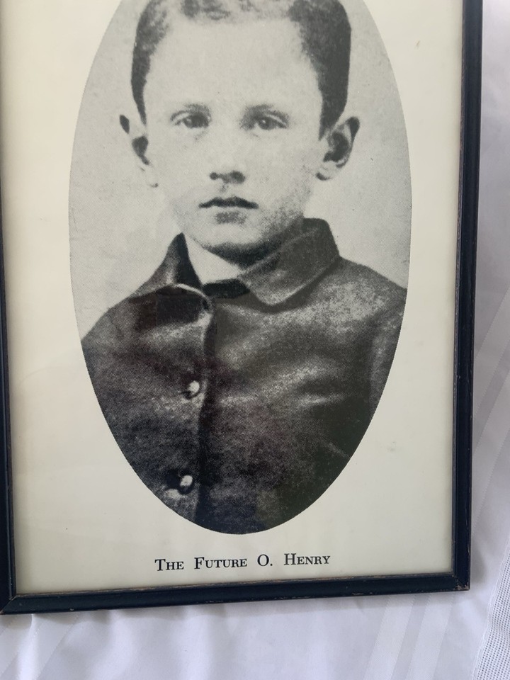 O Henry William Sydney Porter Portrait Vtg Print Framed American Author ...