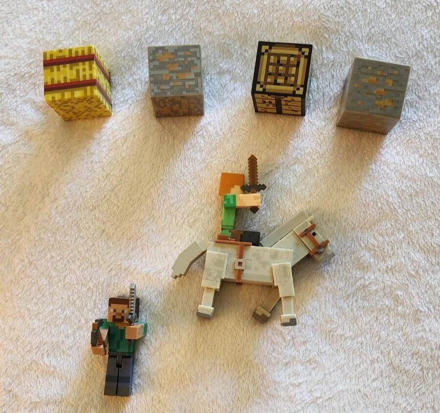 Minecraft Toys Steve And Horse