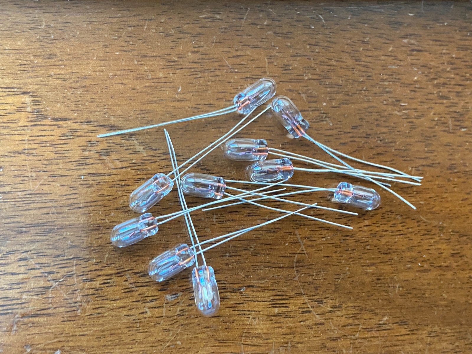 10 New Grain-of-Wheat Bulbs 8v 50mA Lamps Vintage Receiver Lights 4MM ...