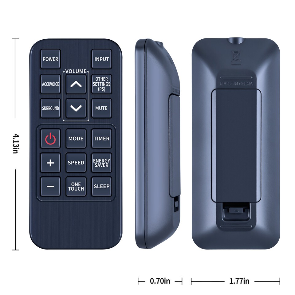 Remote Control For Zvox Audio AccuVoice Soundbar AV203 AV201 AV357 ...