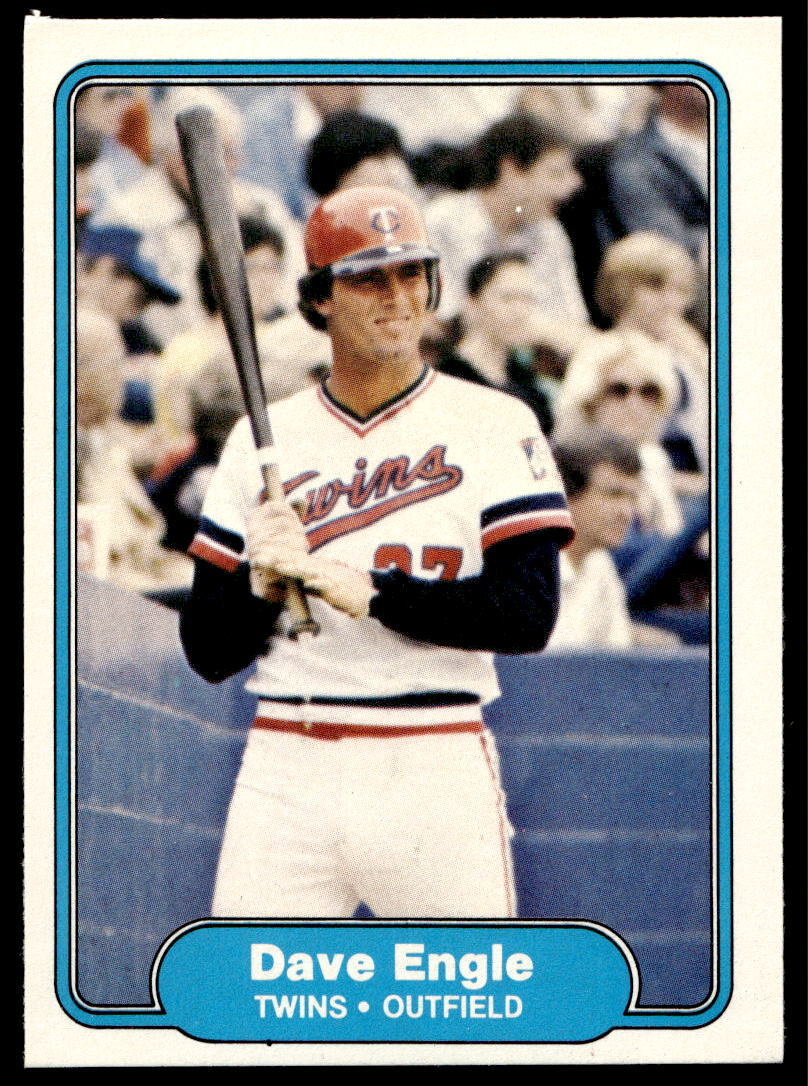 1982 Fleer 552 Dave Engle Minnesota Twins Baseball Card | eBay