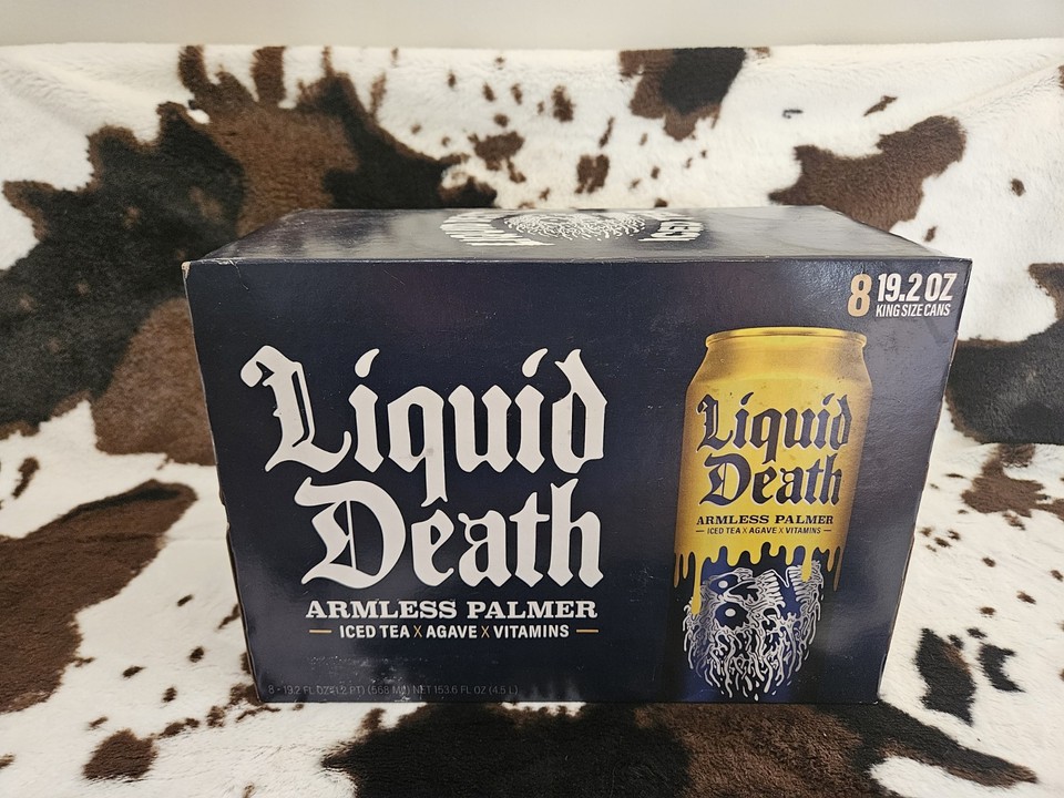 Liquid Death Armless Palmer Original Packaging 8 Count (discontinued ...