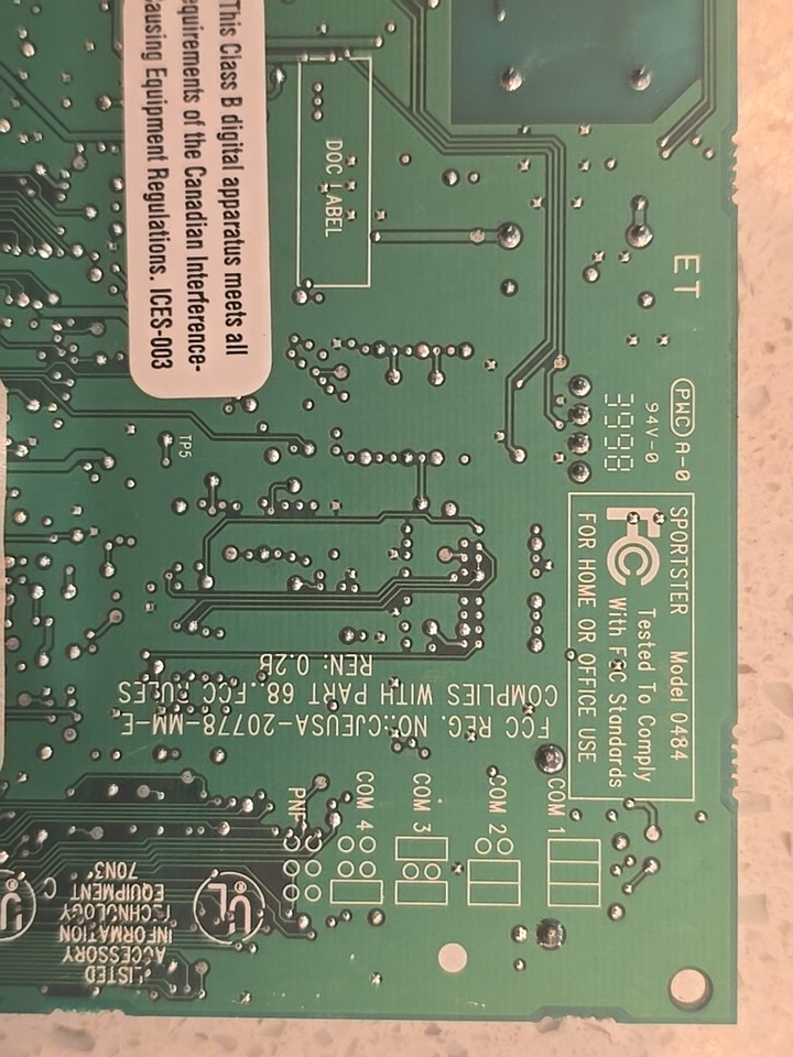 US Robotics Sportster Model 0484 Classic Dial-up Modem | eBay