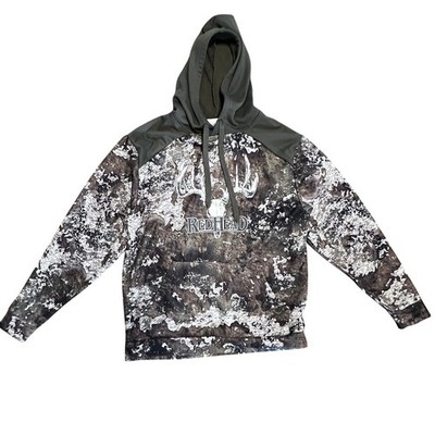 Red Head Co. Strata Camo Hooded Pullover Size Medium Pockets Men's | eBay