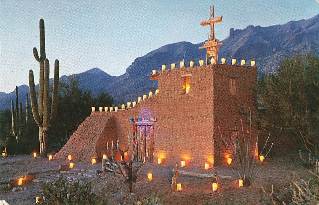 Postcard Mission in the Sun Tucson Arizona | eBay