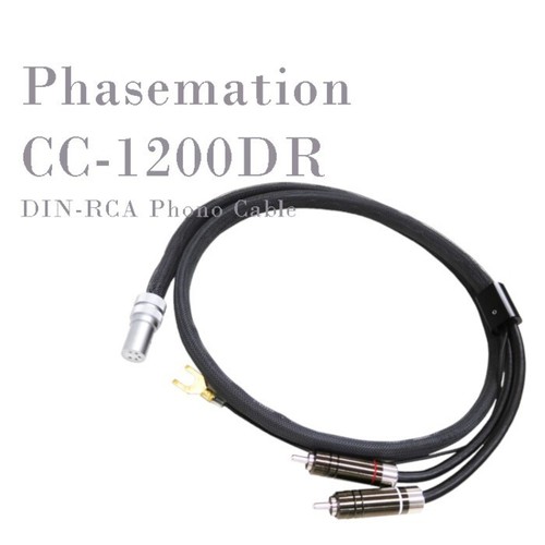PHASEMATION CC-1200DR Balanced transmission Phono Cable 5 PIN DIN - RCA ...