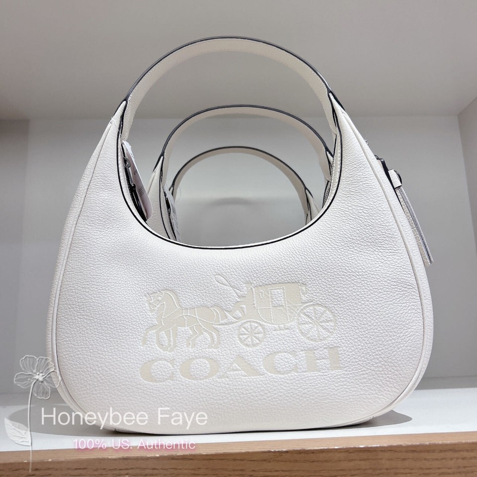 NWT Coach Carmen Shoulder Bag In Signature Jacquard CV001/CR151 | eBay