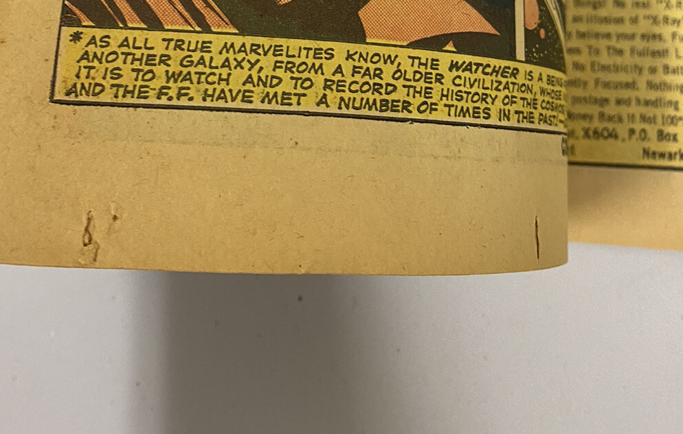 Fantastic Four 48 Marvel Comic Book 1966 1st Appearance Of Galactus AS ...