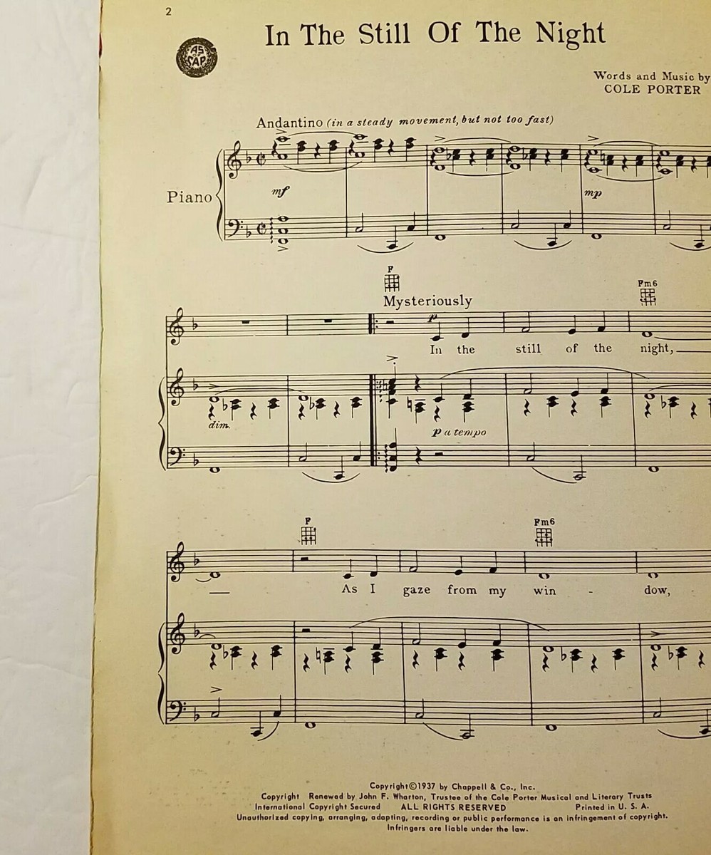 Into The Night Guitar Chords