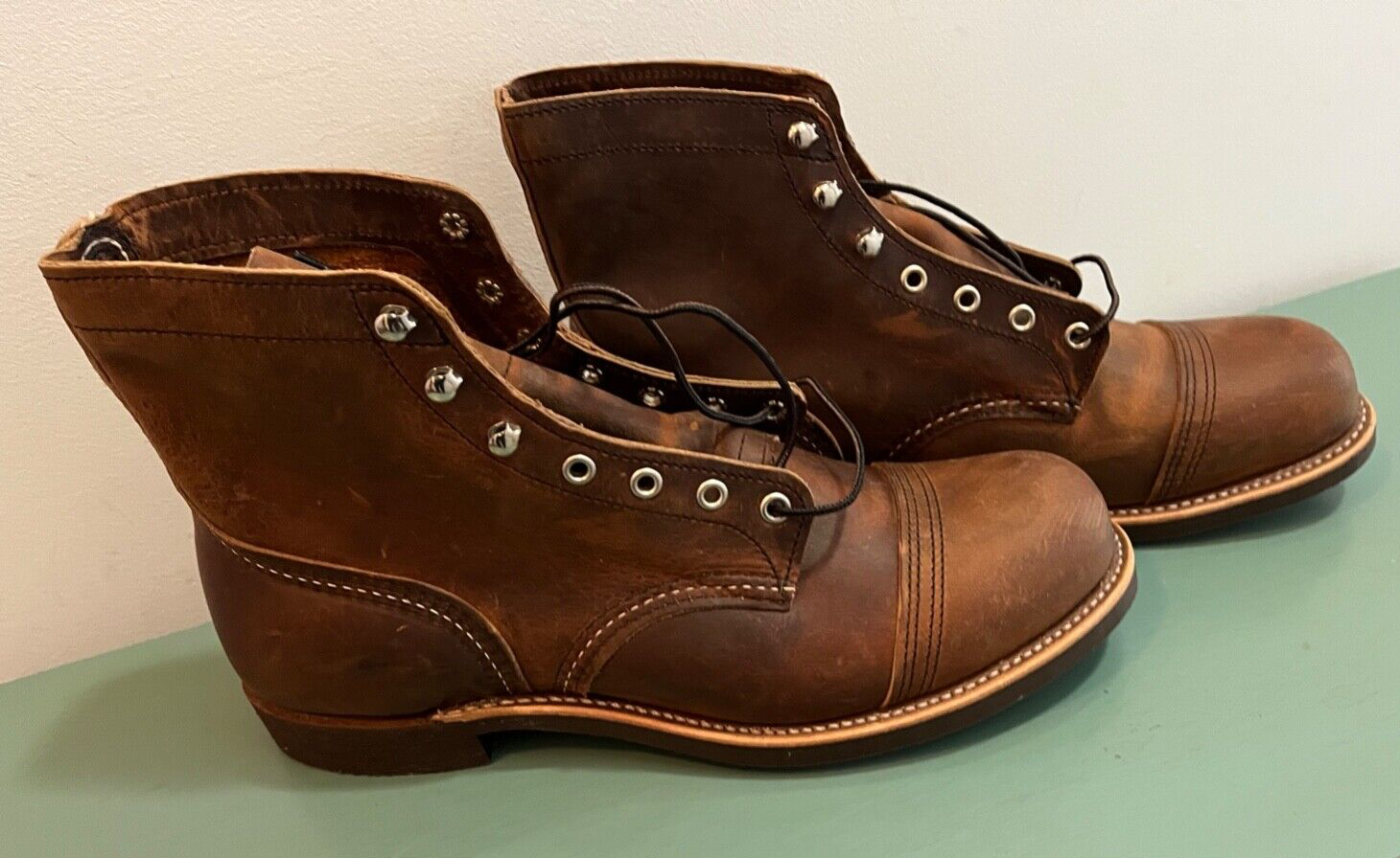 RED WING Iron Ranger Copper Sz. 10 1/2 Waterproof BOOTS | eBay
