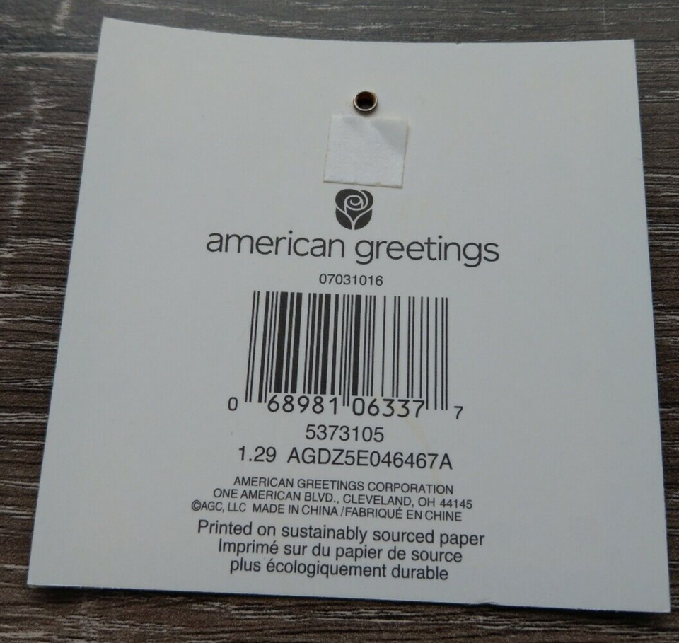 American Greetings Small Blank Greeting Card~Teddy Bear ~New ~Shipn24 ...