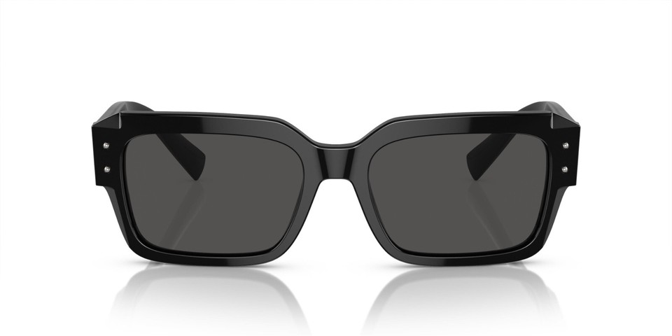 Dolce & Gabbana DG4460 Shiny Black/Grey (501/87) Sunglasses | eBay