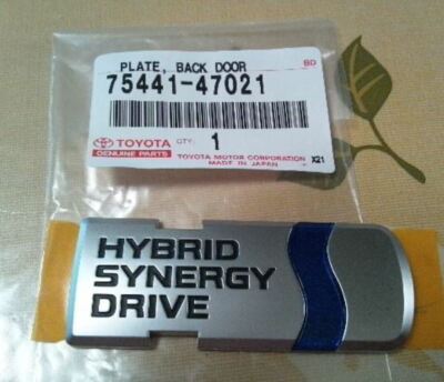 Toyota Genuine 75441-47021 Plate Back Door Name 7544147021 OEM | eBay