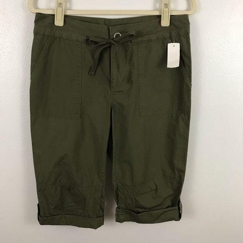 TEK Gear Women’s Olive Green Cotton Capris Size S | eBay