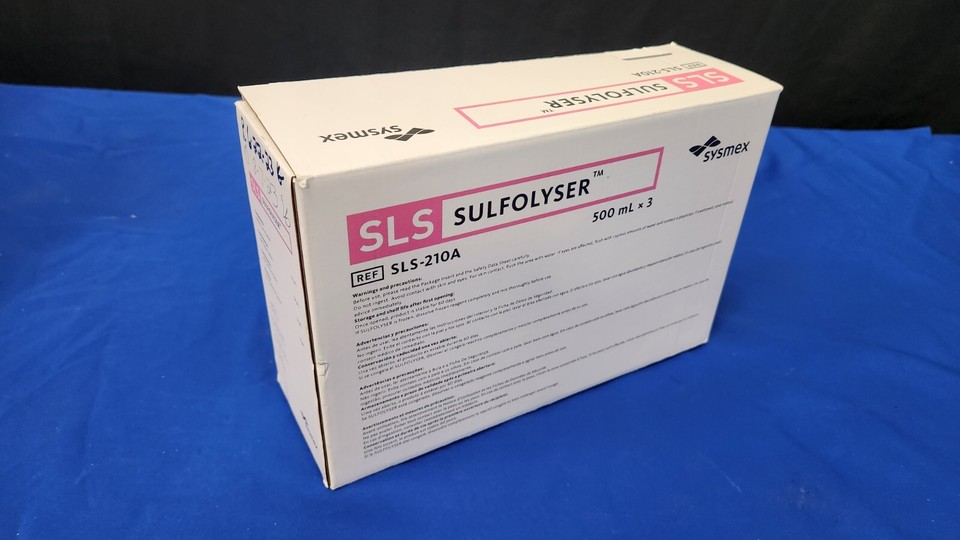 SLS-210A Sulfolyser Hematology Hemoglobin 3 X 500 mL | eBay