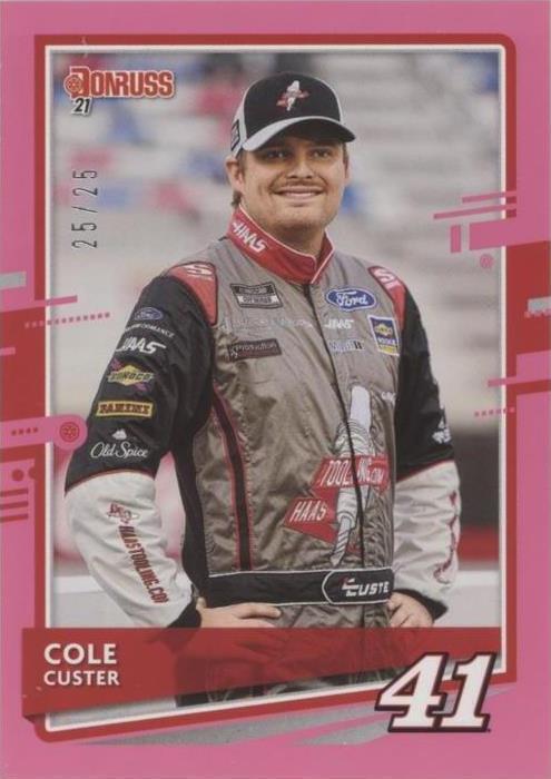 2021 Panini Donruss NASCAR - Cole Custer #55 Pink /25 for sale online ...