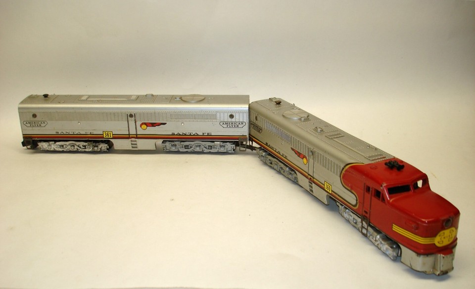 360 & 361 American Flyer Santa Fe Alco A-B Diesel Engines [Lot CH7-D2 ...