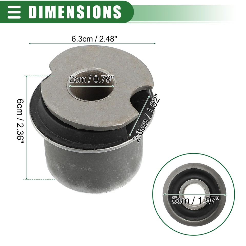 Front Differential Support Bracket Mount Axle Bushing for Hummer H3 H3T ...