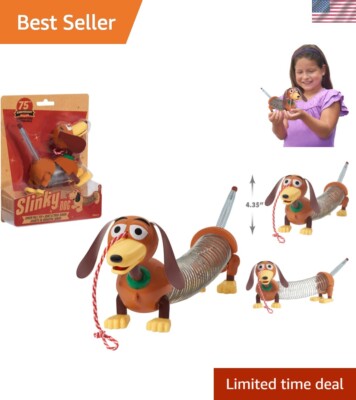 Disney Pixar's Toy Story Slinky Dog Pull Toy Walking Spring Toy for Boy ...