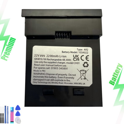 New Battery 103A022 For Gtech AirRam MK2 /AR2 22V 2000mAh Vacuum Clean ...