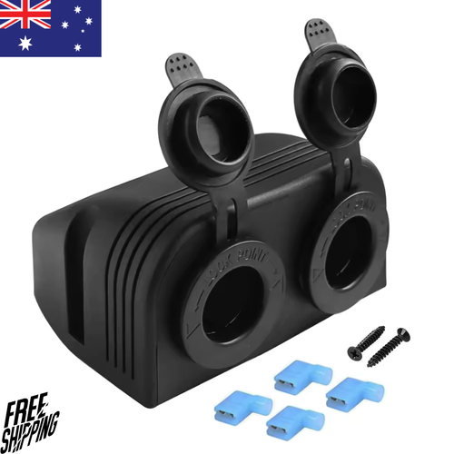 2 Way Cigarette Lighter Socket 12V Socket 12 Volt Car Outlet Splitter ...