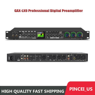 Black GAX-LX9 Professional Digital Preamplifier DSP Karaoke Effects ...