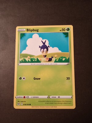 Pokemon Lost Origin Blipbug Common Card 018/196 NM | eBay