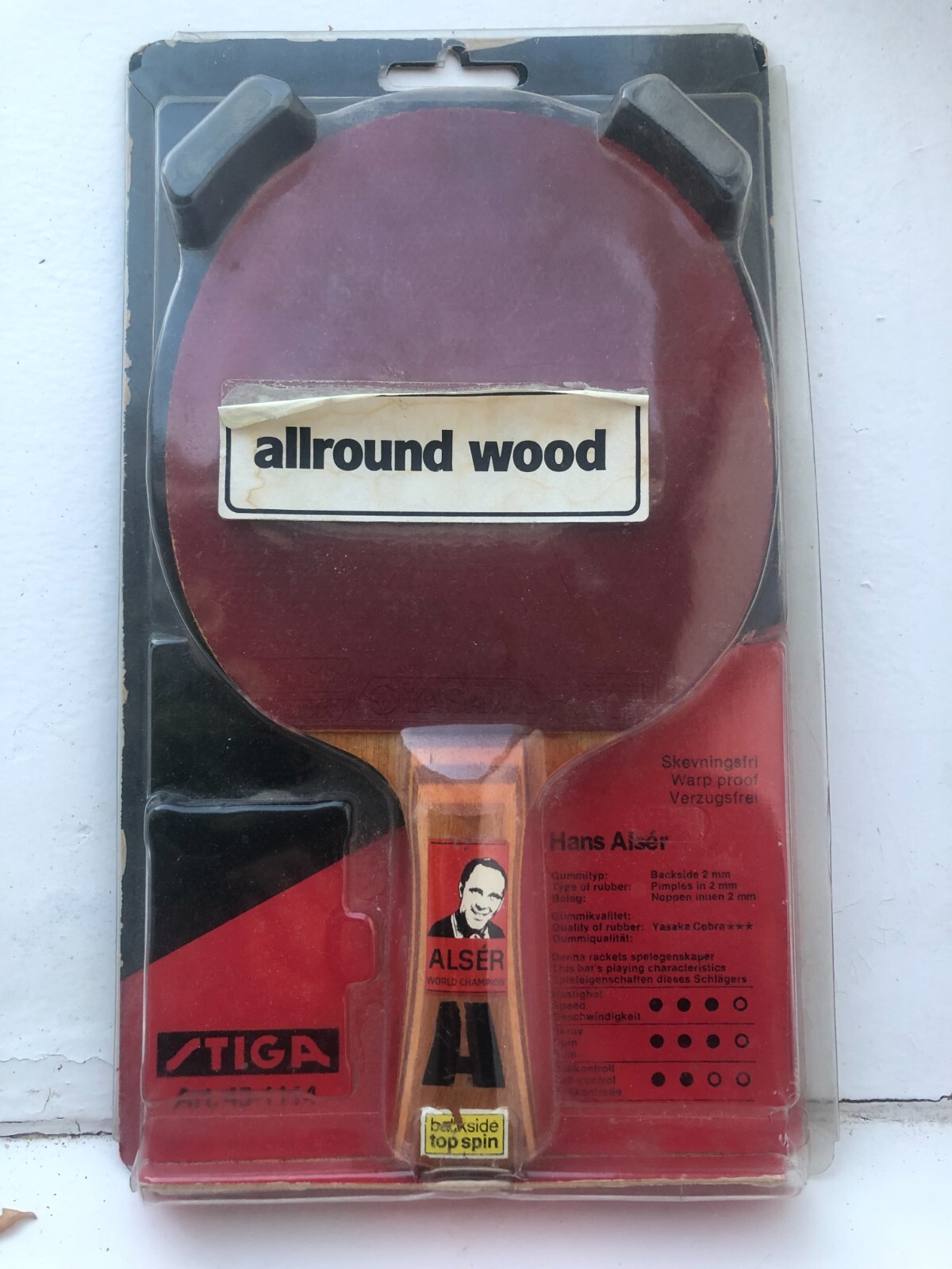 Stiga Hans Alser new old stock | eBay.de