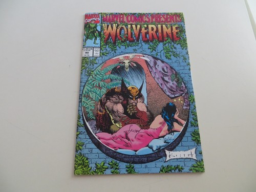 1991 MCP, MARVEL COMICS PRESENTS # 90 WOLVERINE SIGNED SAM KIETH ART ...