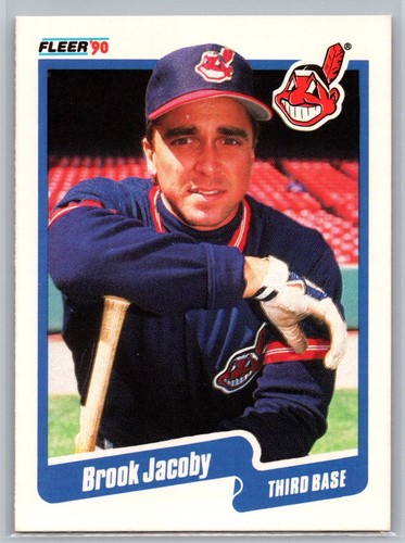 Brook Jacoby 1990 Fleer BASEBALL #493 Cleveland Indians | eBay