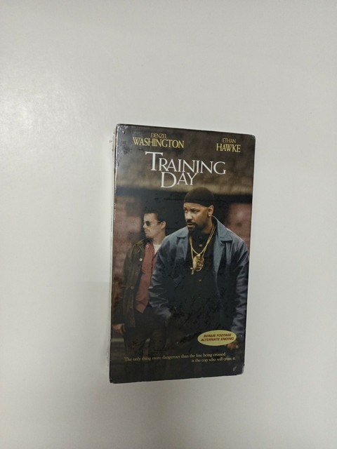 Training Day (VHS, 2002, Bonus Footage Including Alternate Ending) for ...