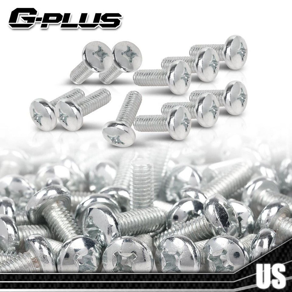 LICENSE PLATE SCREWS FIT FOR TOYOTA / HONDA / LEXUS - 100 Per Bag | eBay