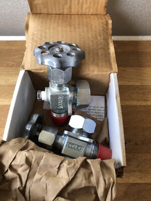 Kenco 3/4" Tubular Glass Valve KTV Series KTV75-CS-V Set Of 2 | eBay