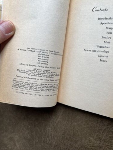 Lot of 2 vintage cookbooks - Wine Cookery & Drinking Man's Diet ...