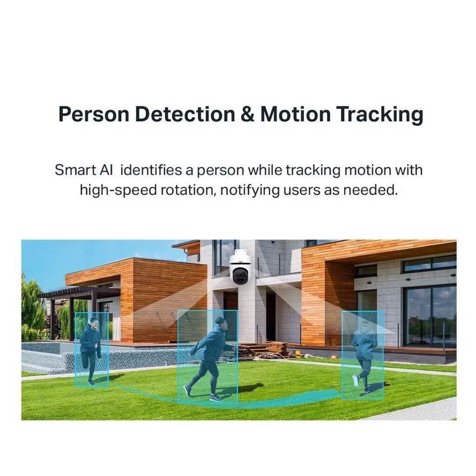 TP-LINK Tapo C500 Outdoor 360° Pan/Tilt Security WiFi Camera IP65 ...