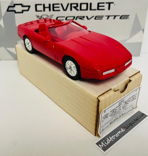 1990 C4 Corvette Convertible Torch Red 1:25 Scale Promo Model | eBay