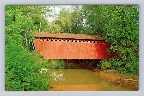Indiana PA-Pennsylvania, Thomas Covered Bridge, Antique Vintage ...