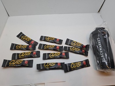 BLACKMARKET LABS CUTS Thermogenic Pre-Workout 11 Sample Packets with ...