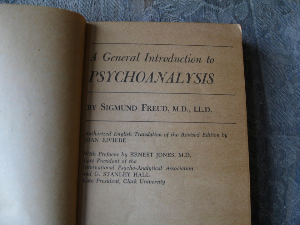 Sigmund Freud - A General Introduction to Psychoanalysis - 1960 ...