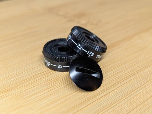 Vintage Bushnell Custom 22 Rangemaster BDC Turret Drums Z1, Z2 & Cap ...