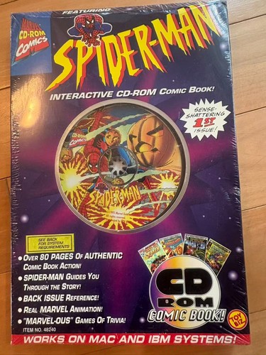 Spider-Man: Interactive CD-ROM Comic Book (Windows/Mac, 1995 ...