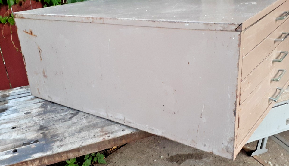 Blueprint flat file XL "48x36"+ 5 drawer Large Format, Architect, Art ...